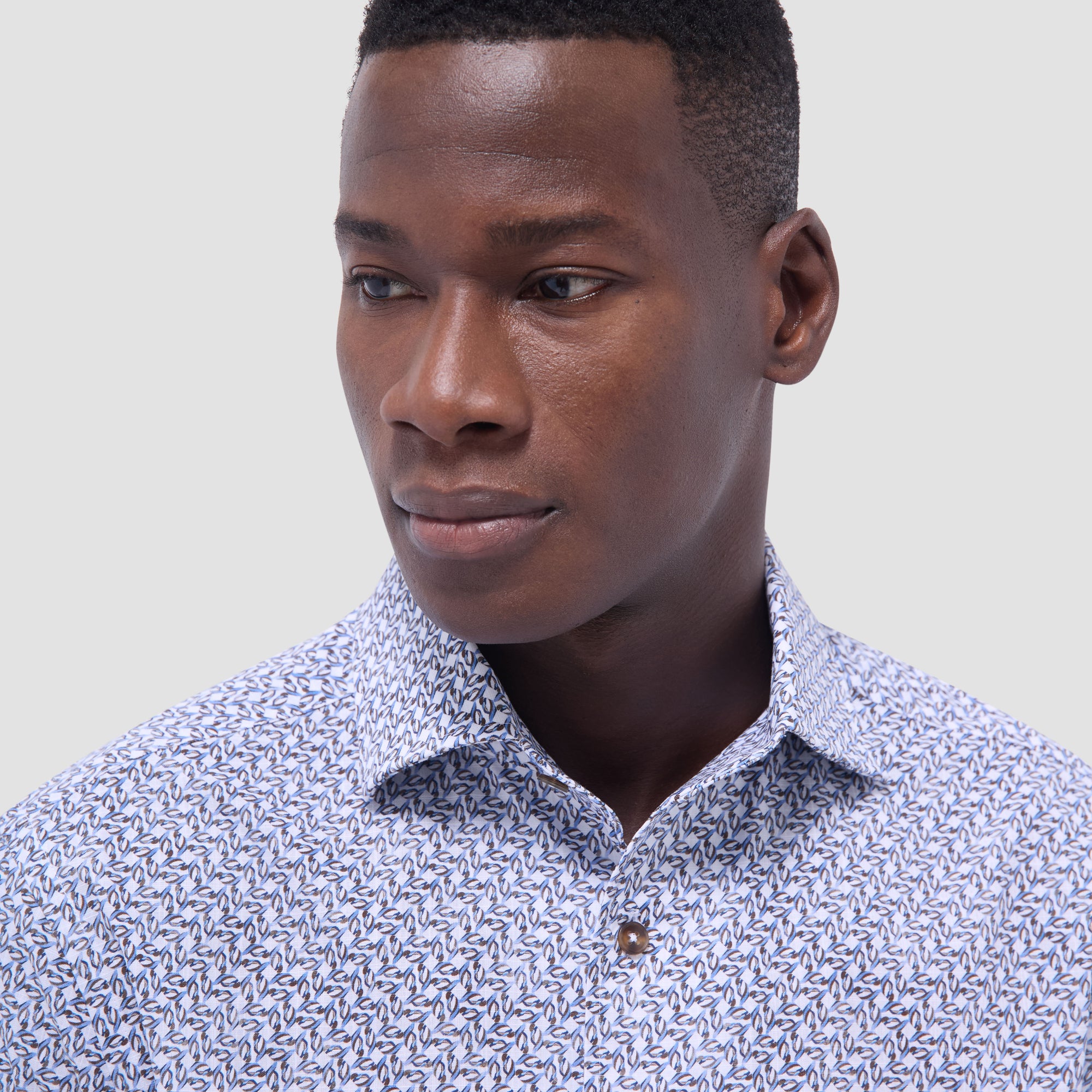 Alvin Geometric Abstract Shirt – BUGATCHI