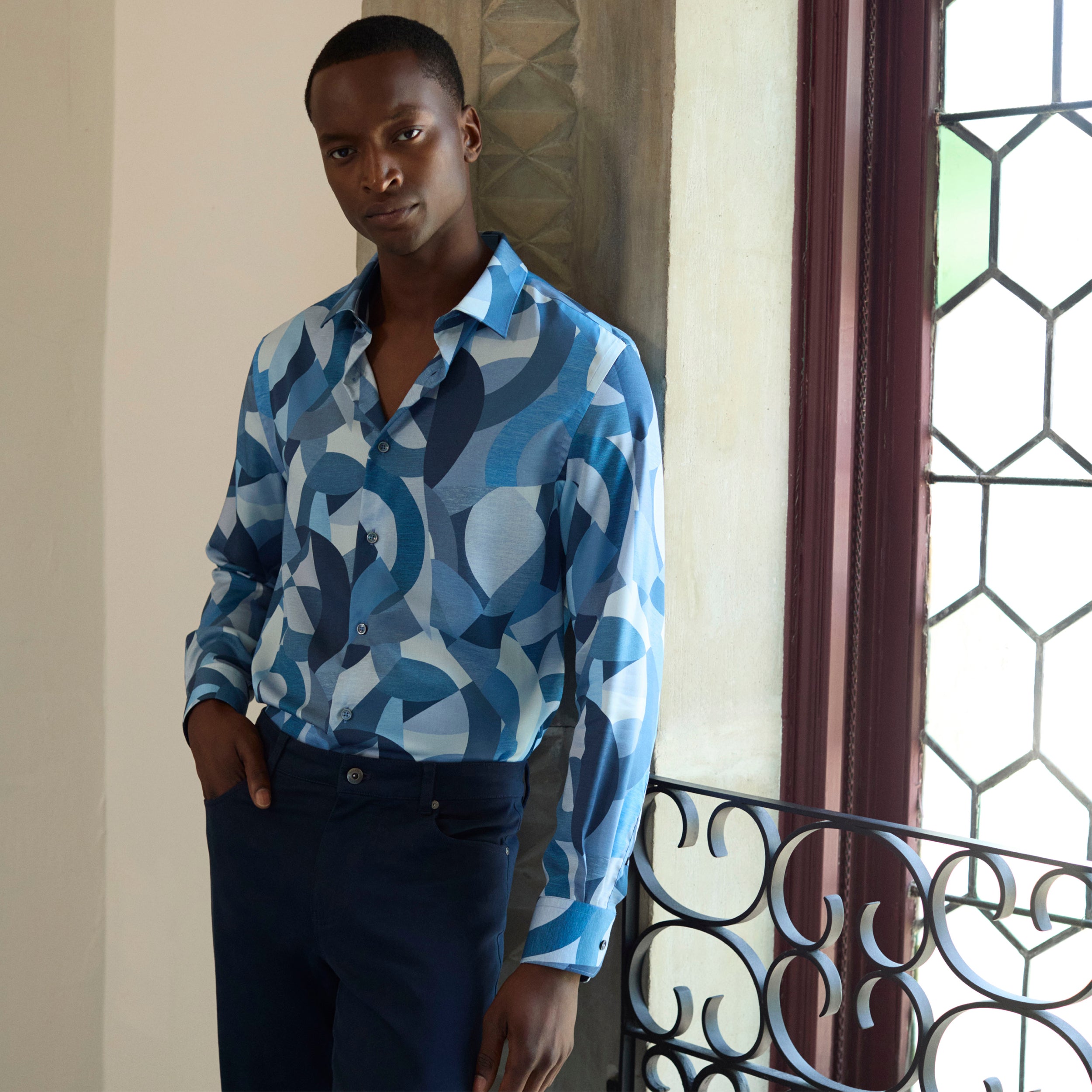 Julian Abstract Shirt – BUGATCHI