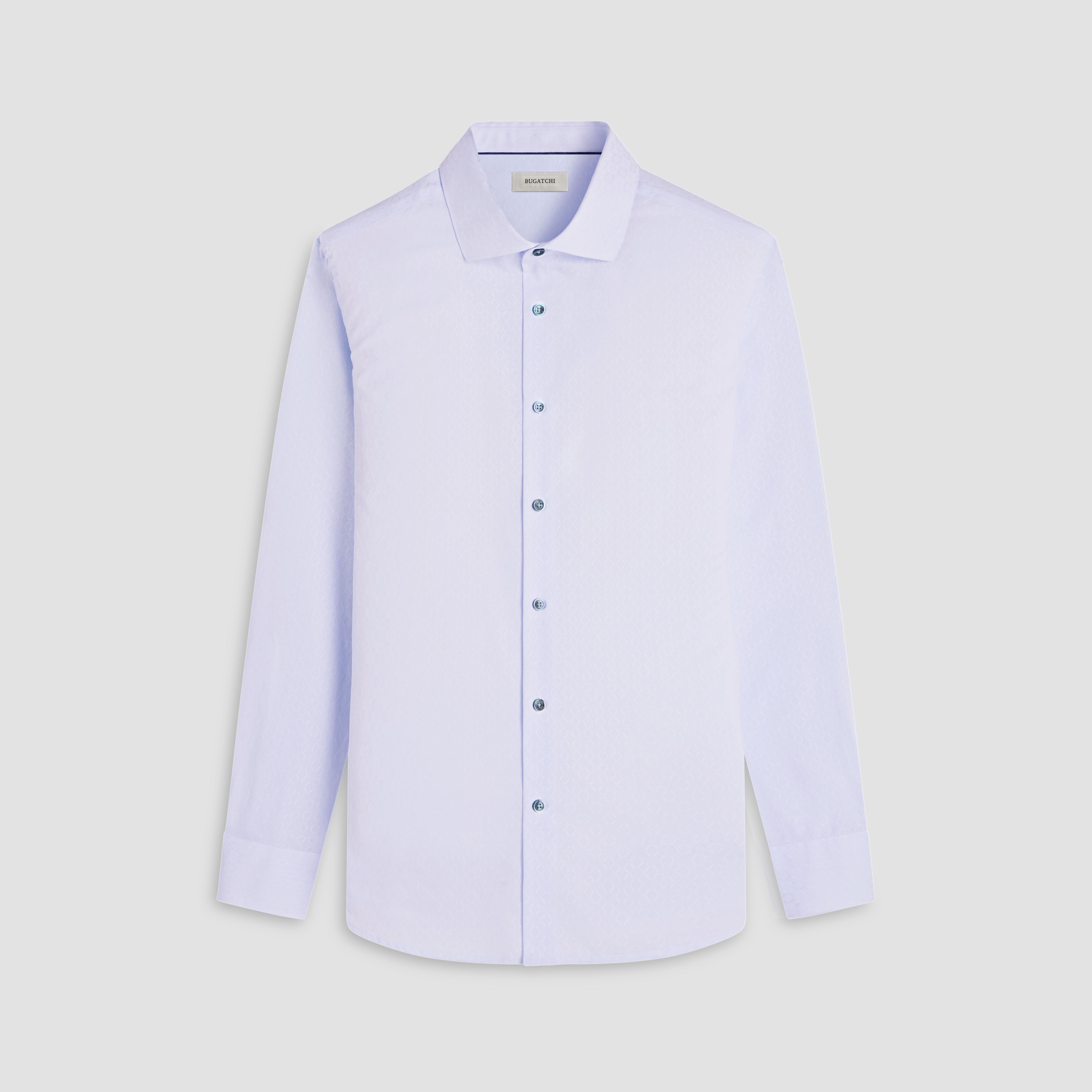 Axel Diamond Jacquard Shirt – BUGATCHI