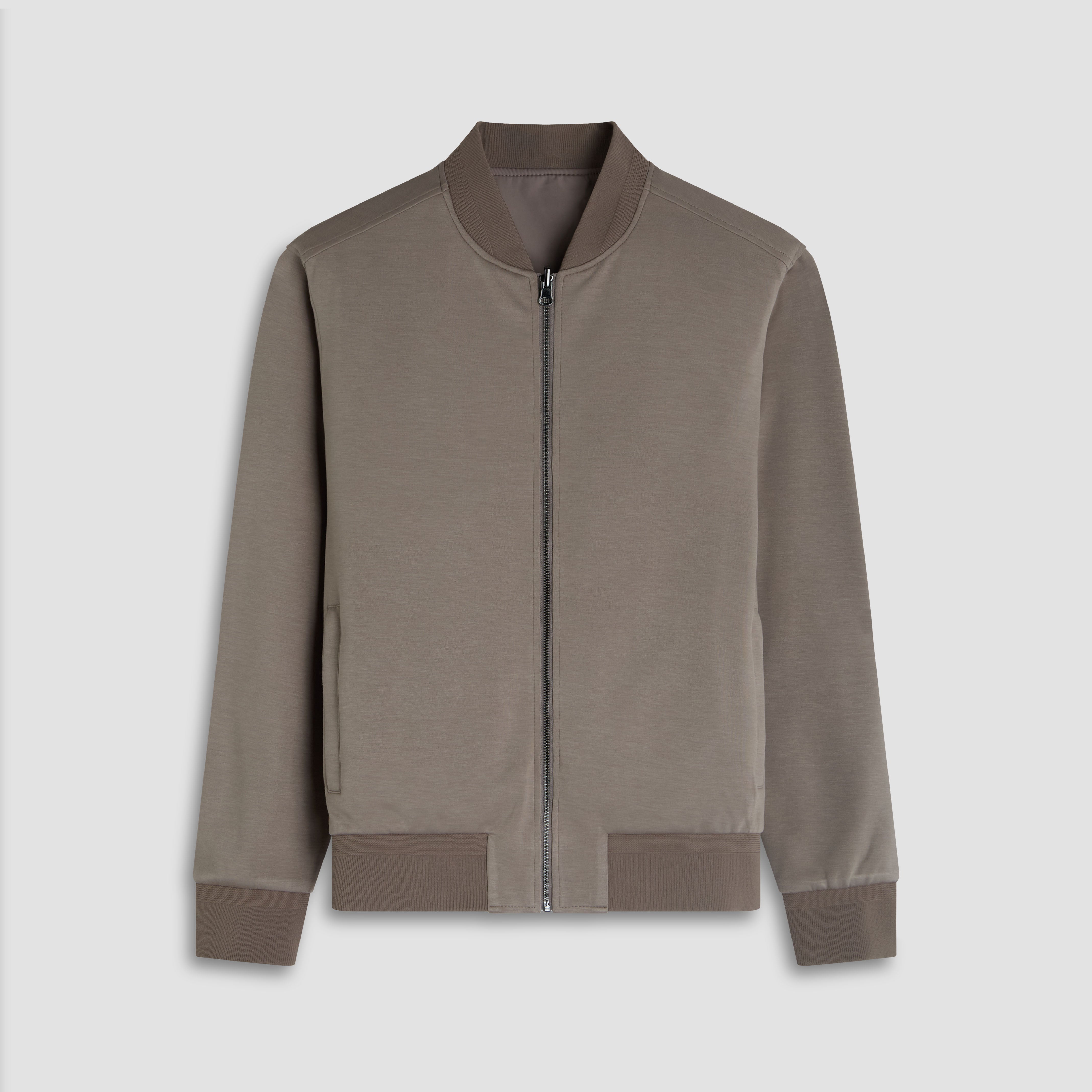 Soft Touch Reversible Baseball Jacket – BUGATCHI