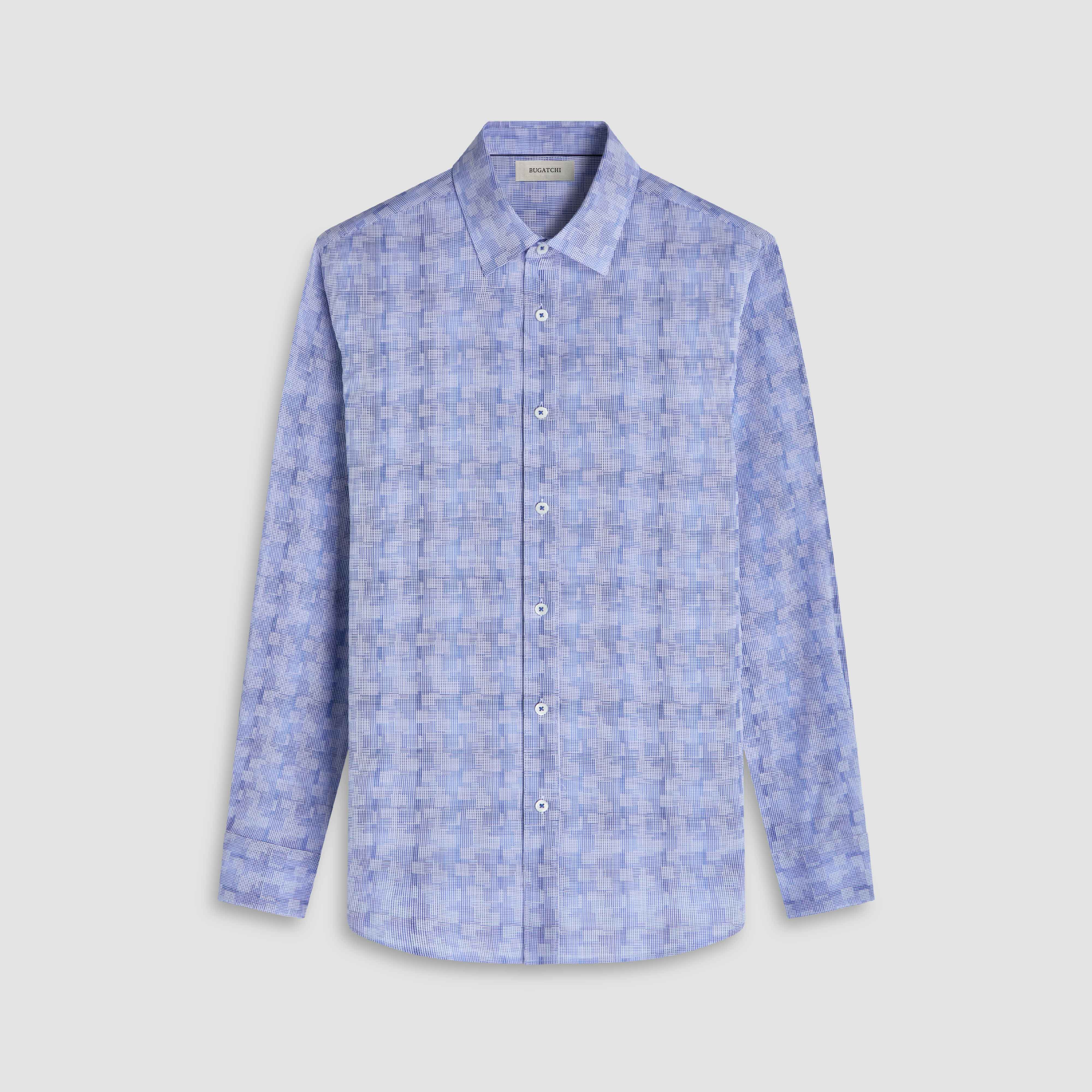 Julian Pin Check Shirt – BUGATCHI