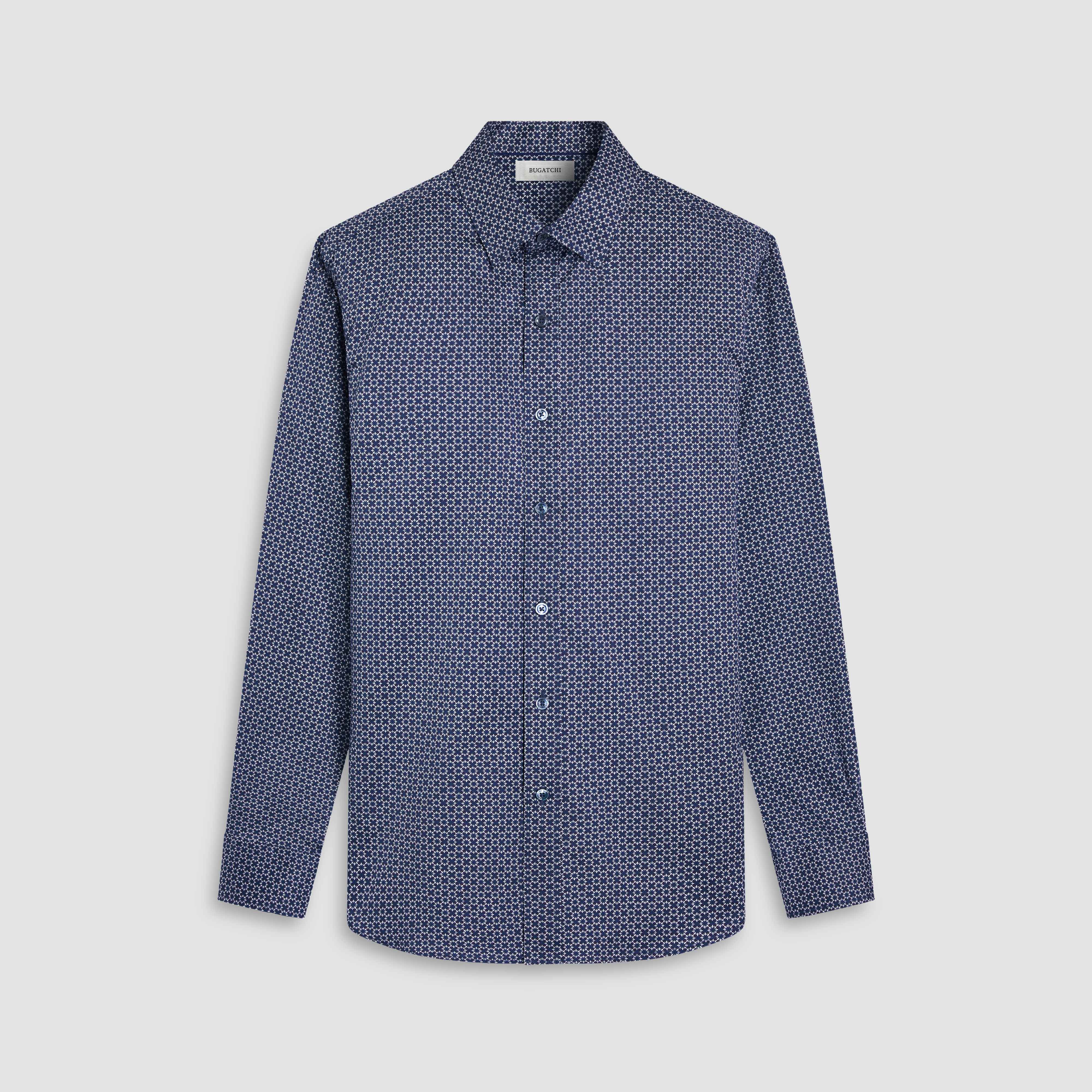 Julian Snow Flower Shirt – BUGATCHI