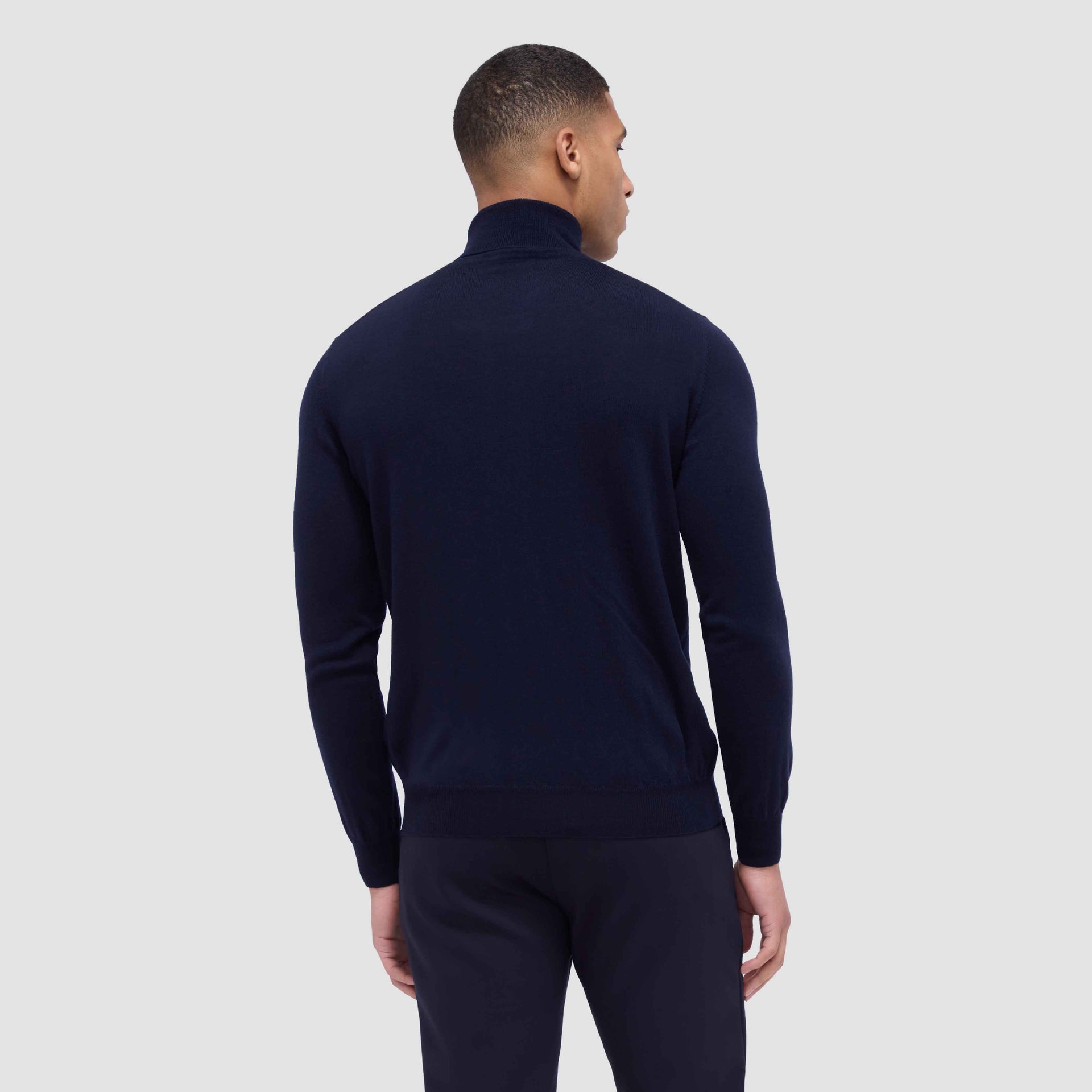 Sawyer Turtleneck Super Merino Sweater – BUGATCHI
