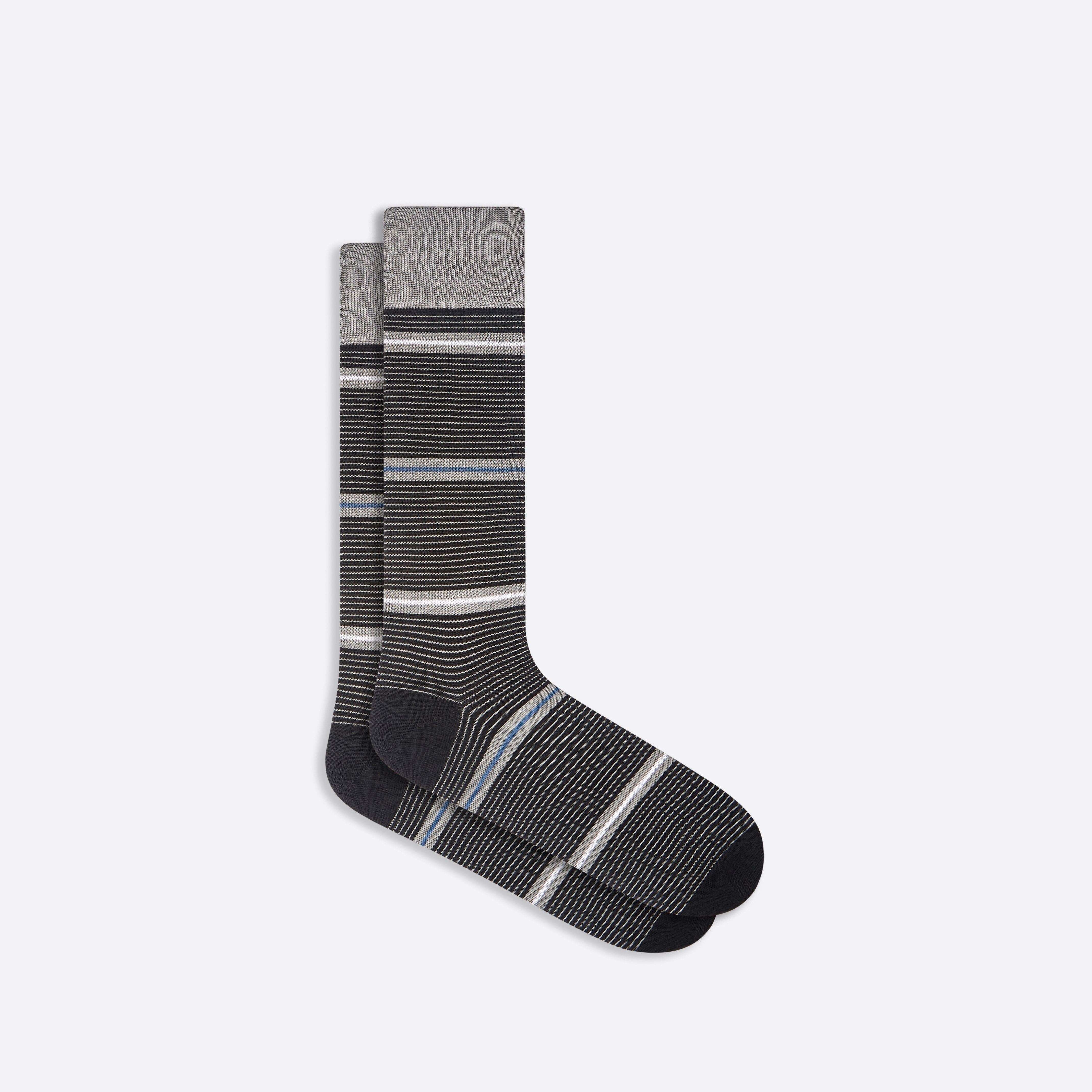 Striped Mid-Calf Socks – BUGATCHI