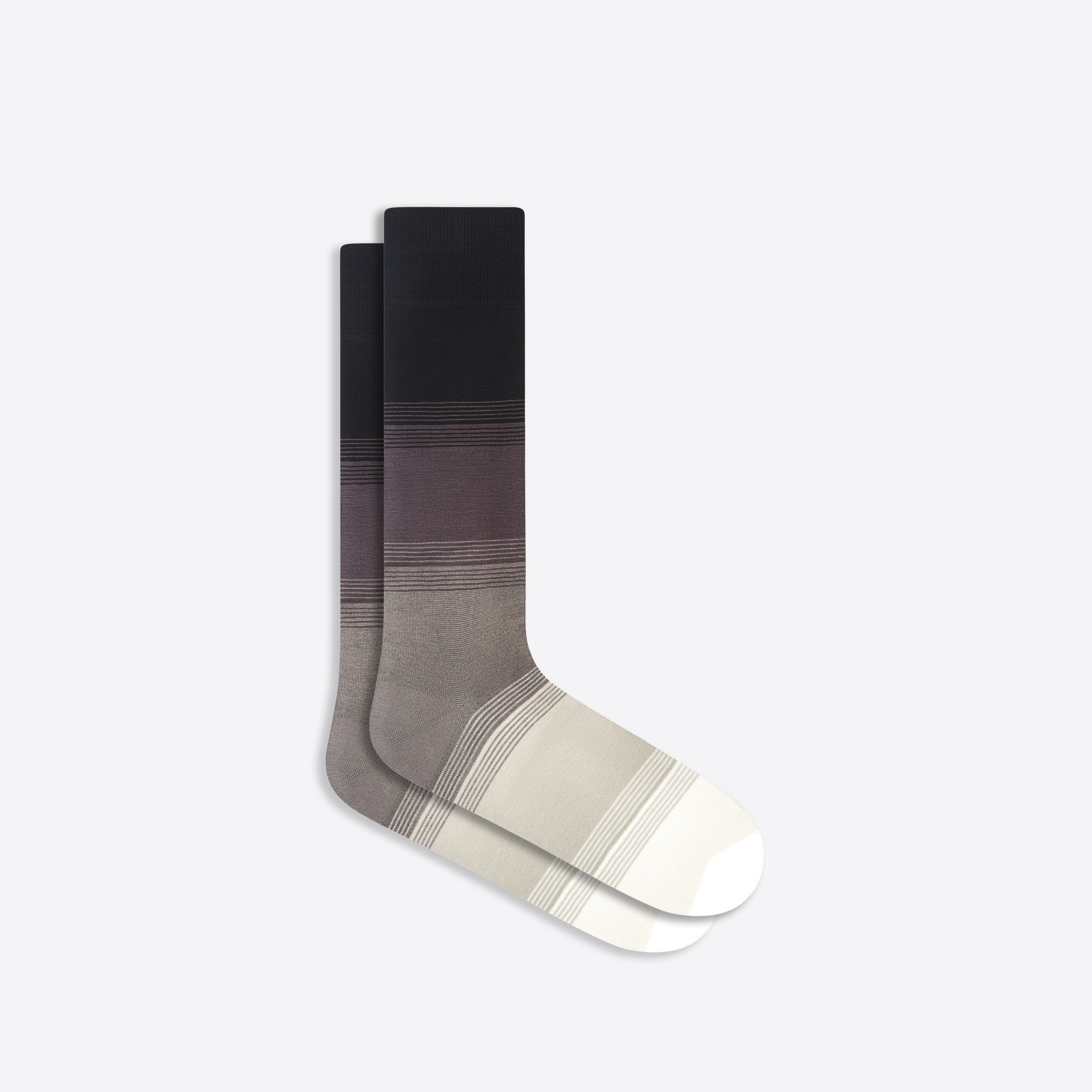 Ombre Striped Mid-Calf Socks – BUGATCHI