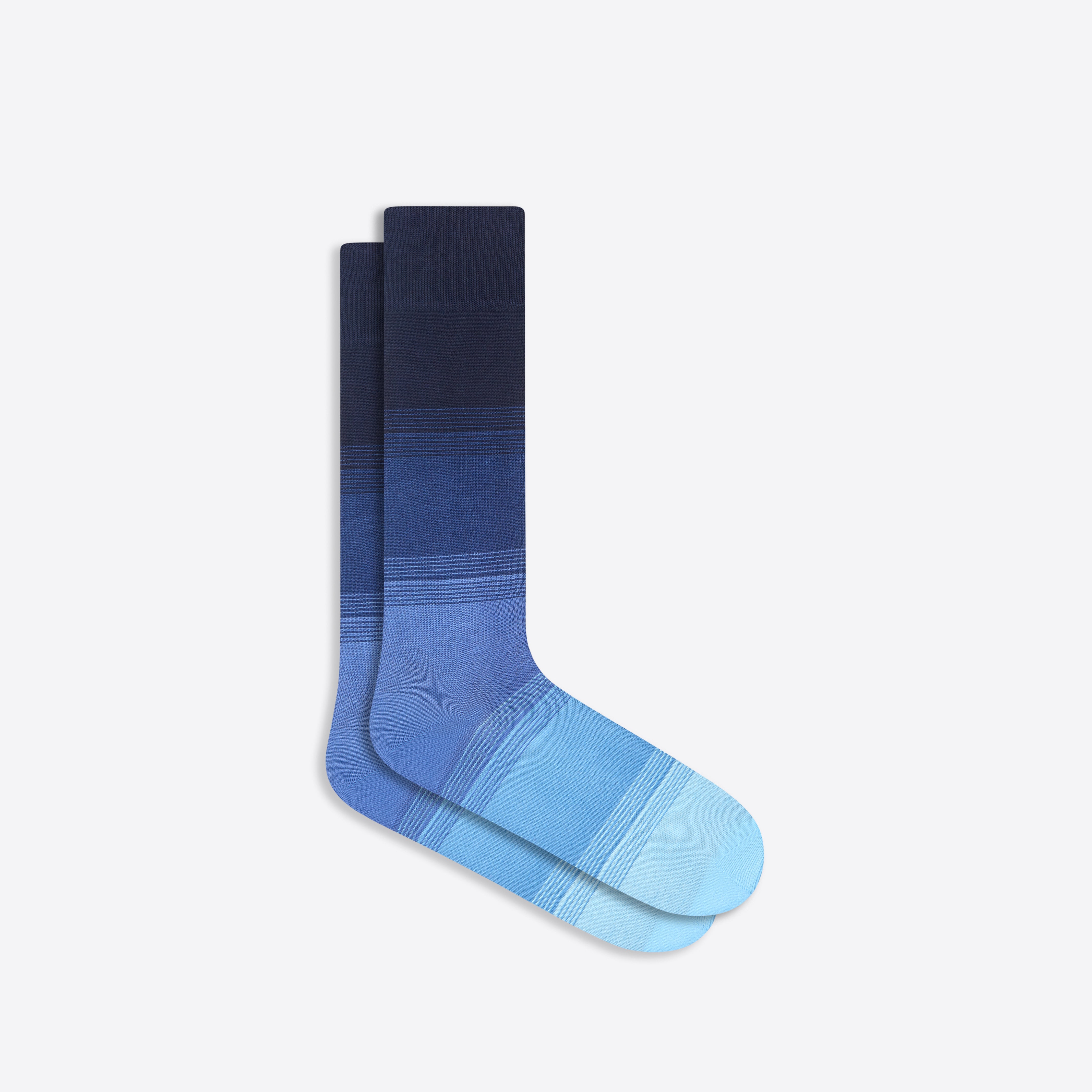 Ombre Striped Mid-Calf Socks – BUGATCHI