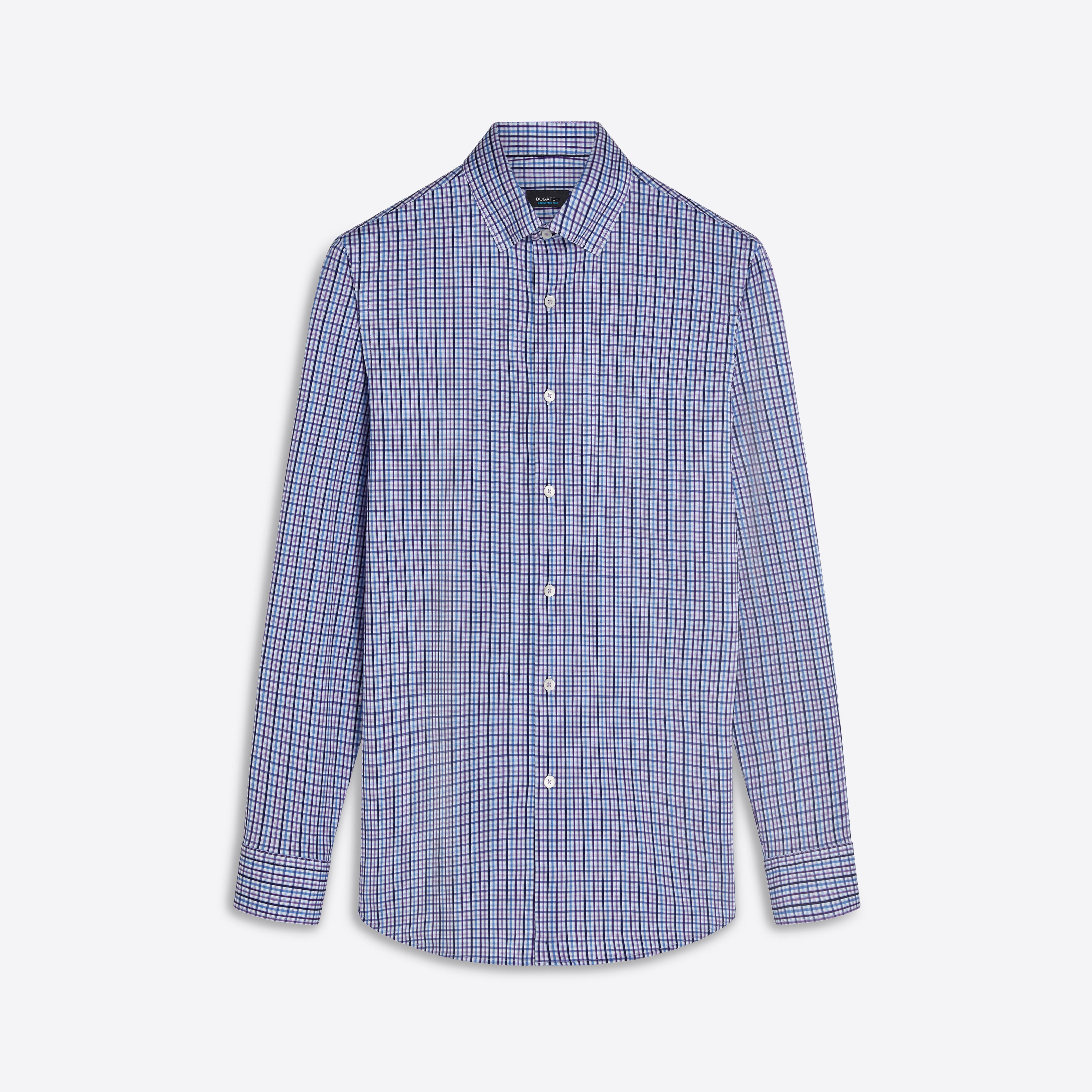 JAMES Tattersall Check OoohCotton Shirt – BUGATCHI