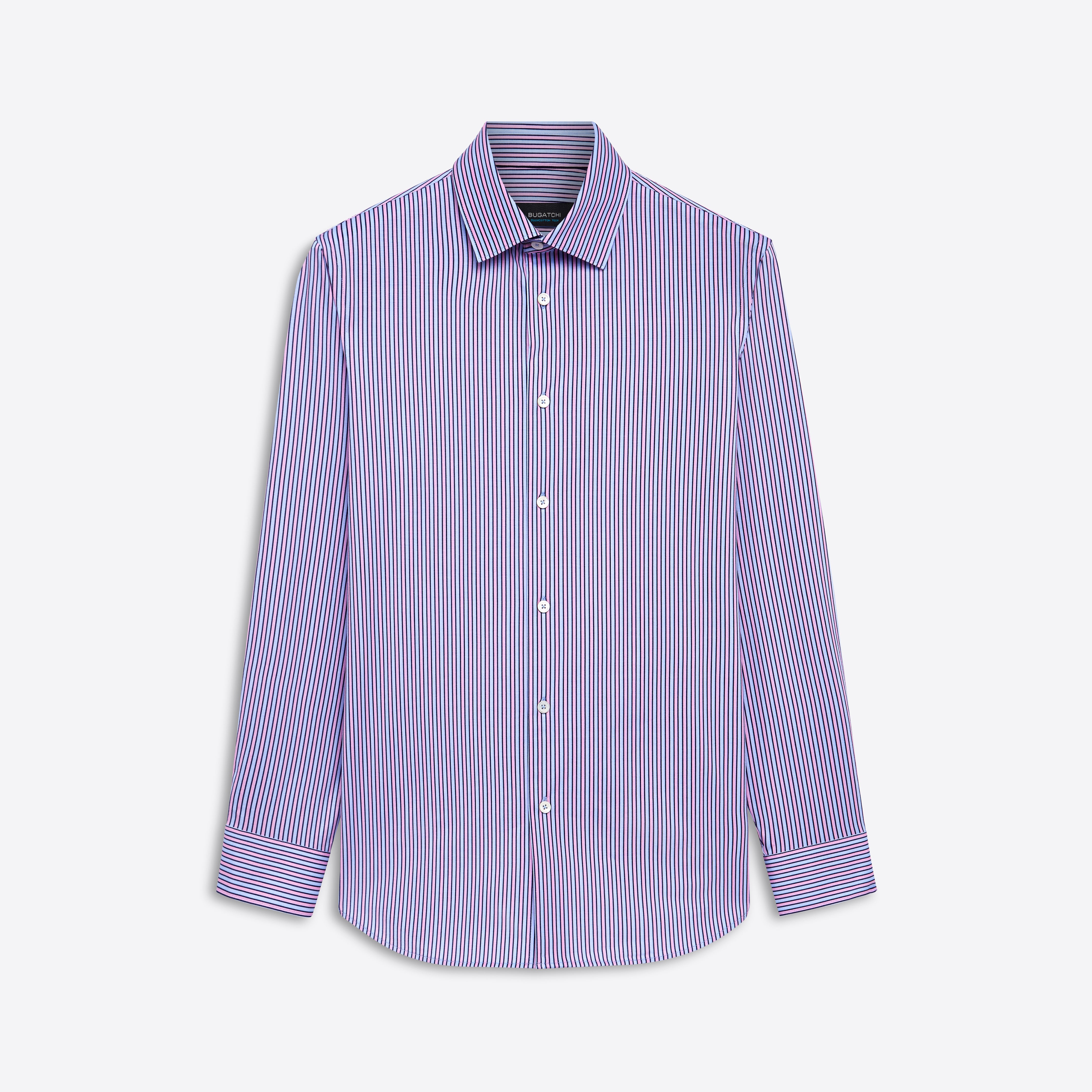 JAMES Candy Stripe OoohCotton Shirt – BUGATCHI