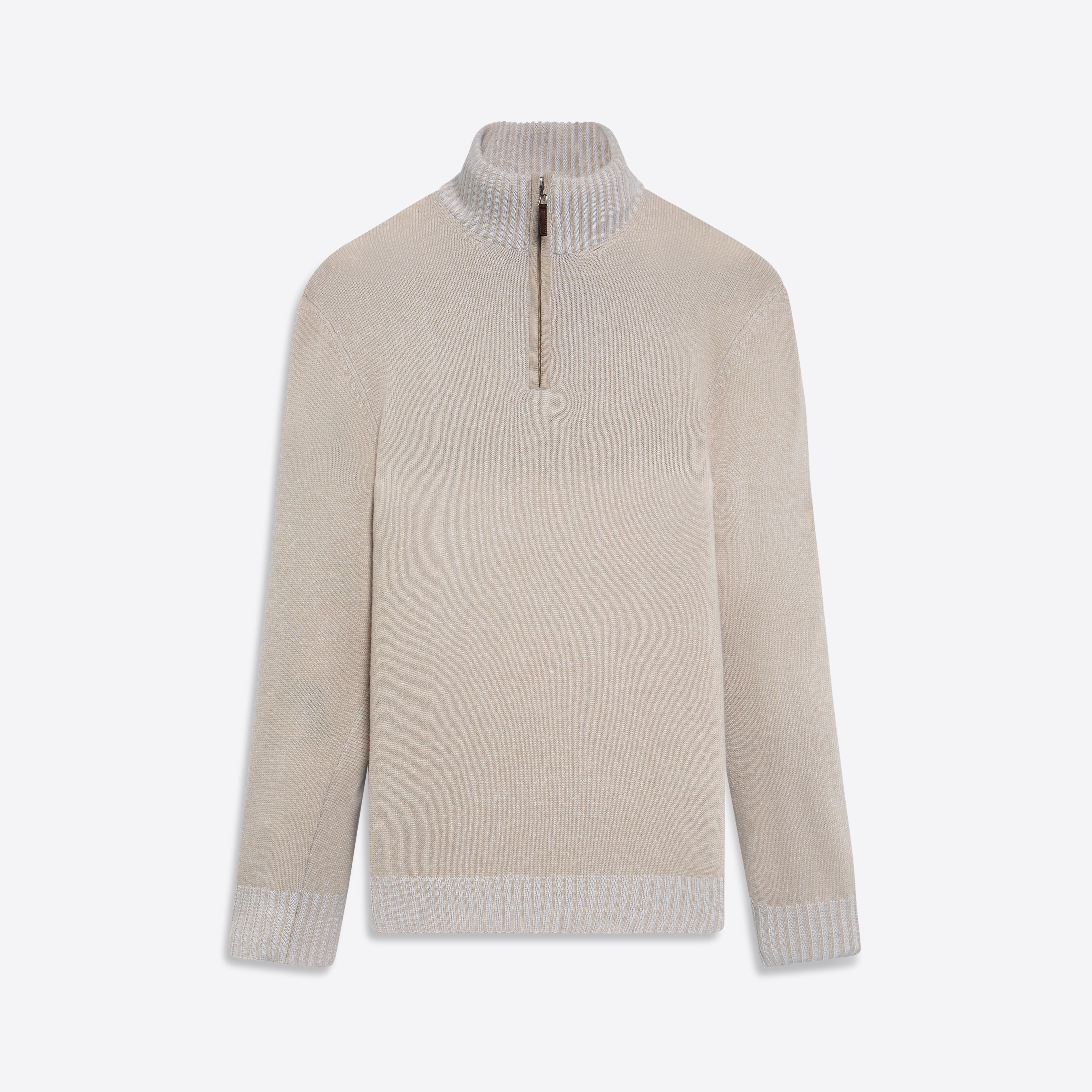 Solid Quarter Zip Pullover Sweater – BUGATCHI