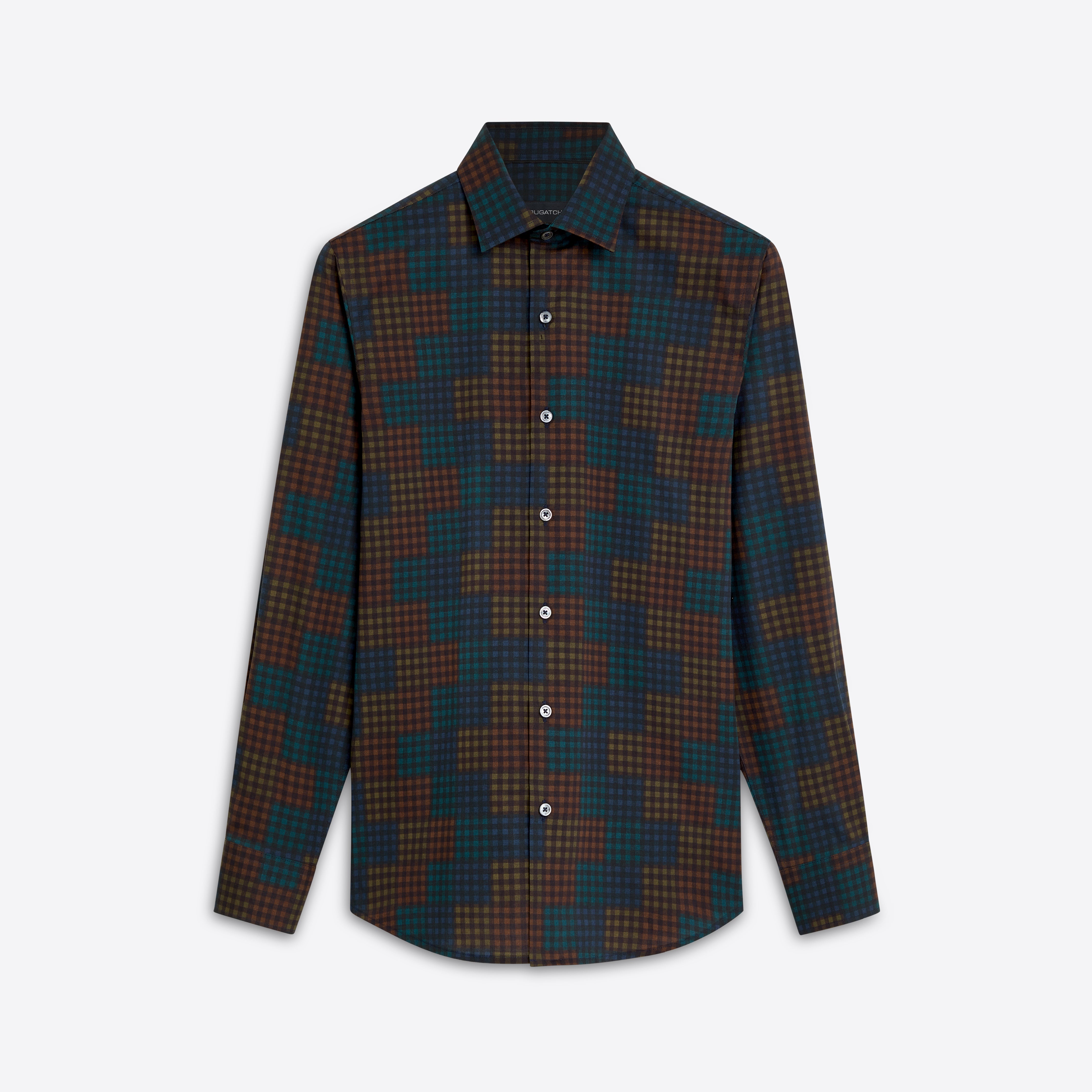 JULIAN Mini Check Shirt – BUGATCHI