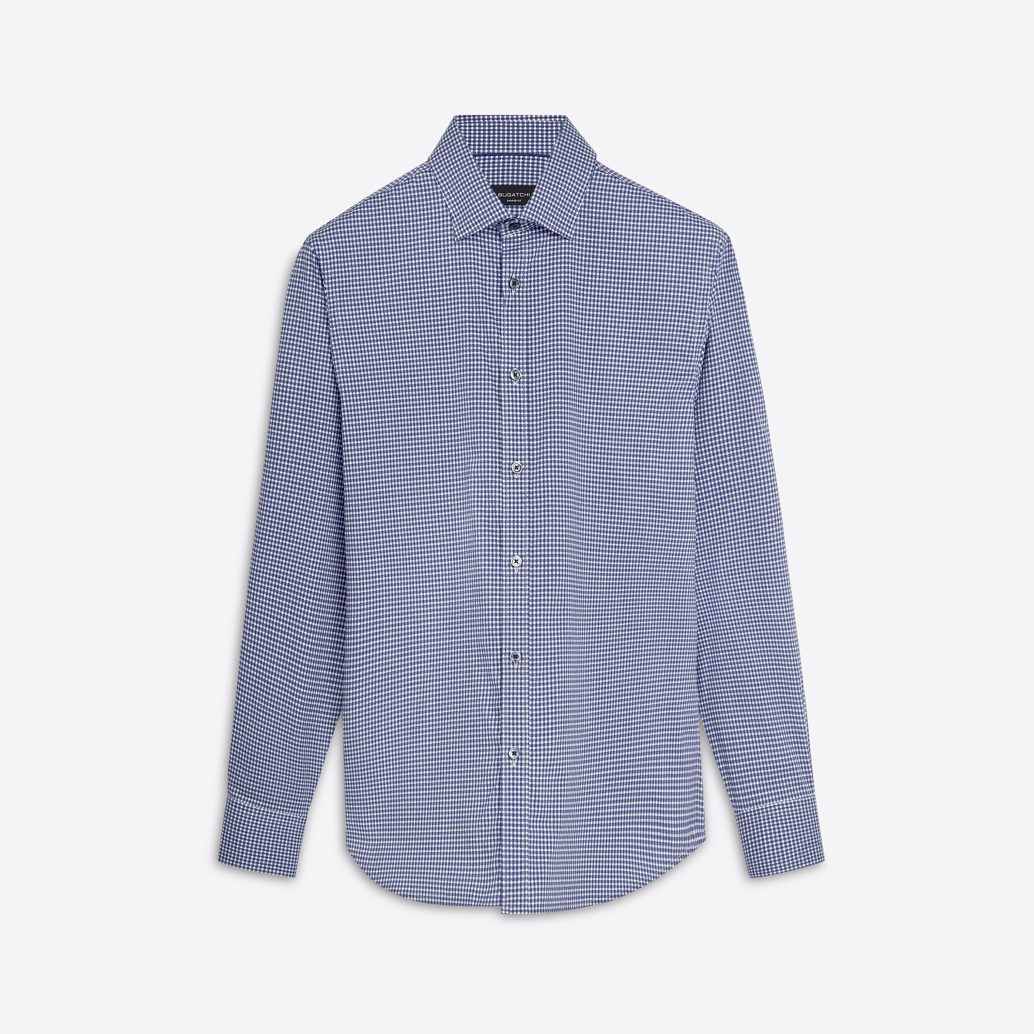 KARL Pin Check Shirt – BUGATCHI