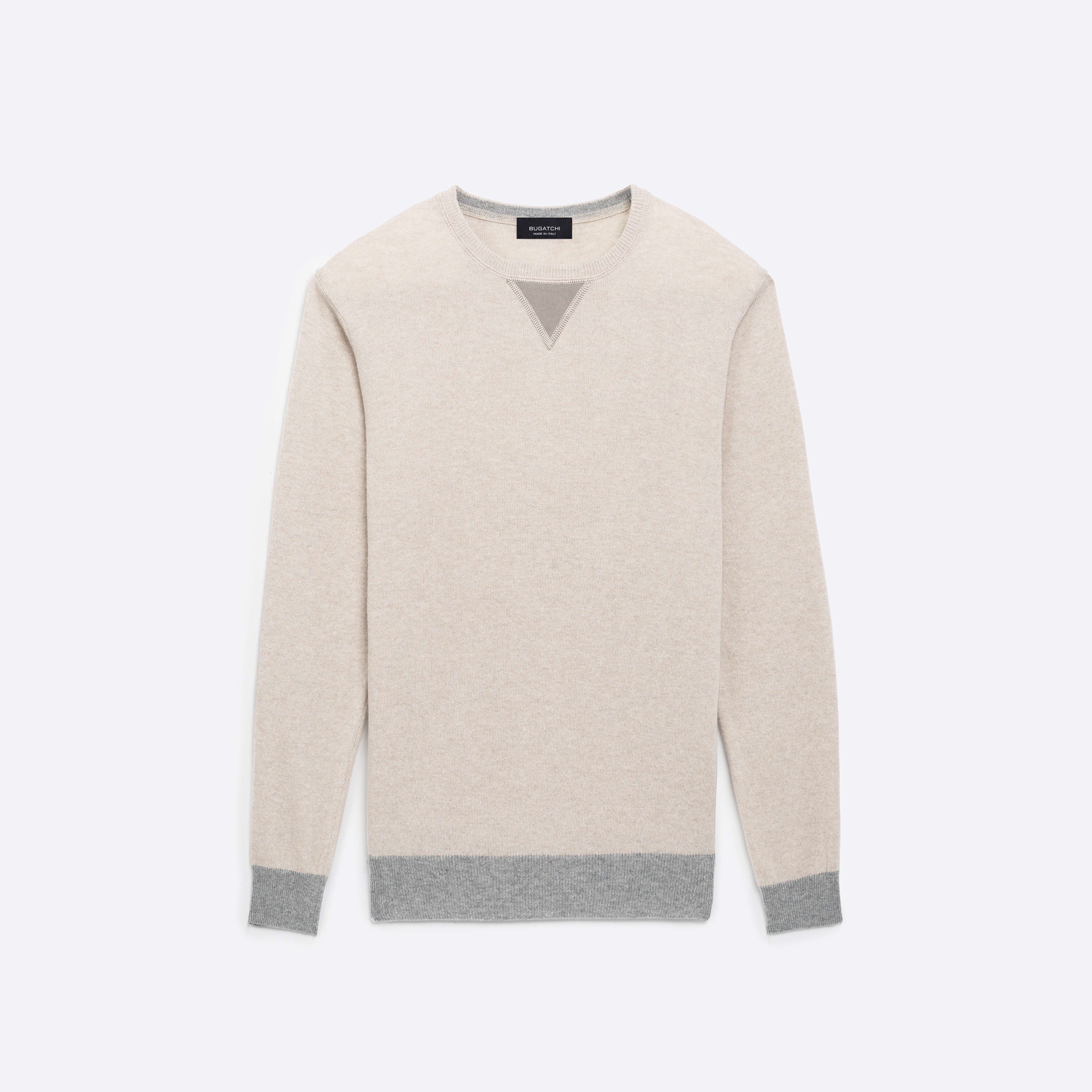 Solid Crew Neck Sweater – BUGATCHI