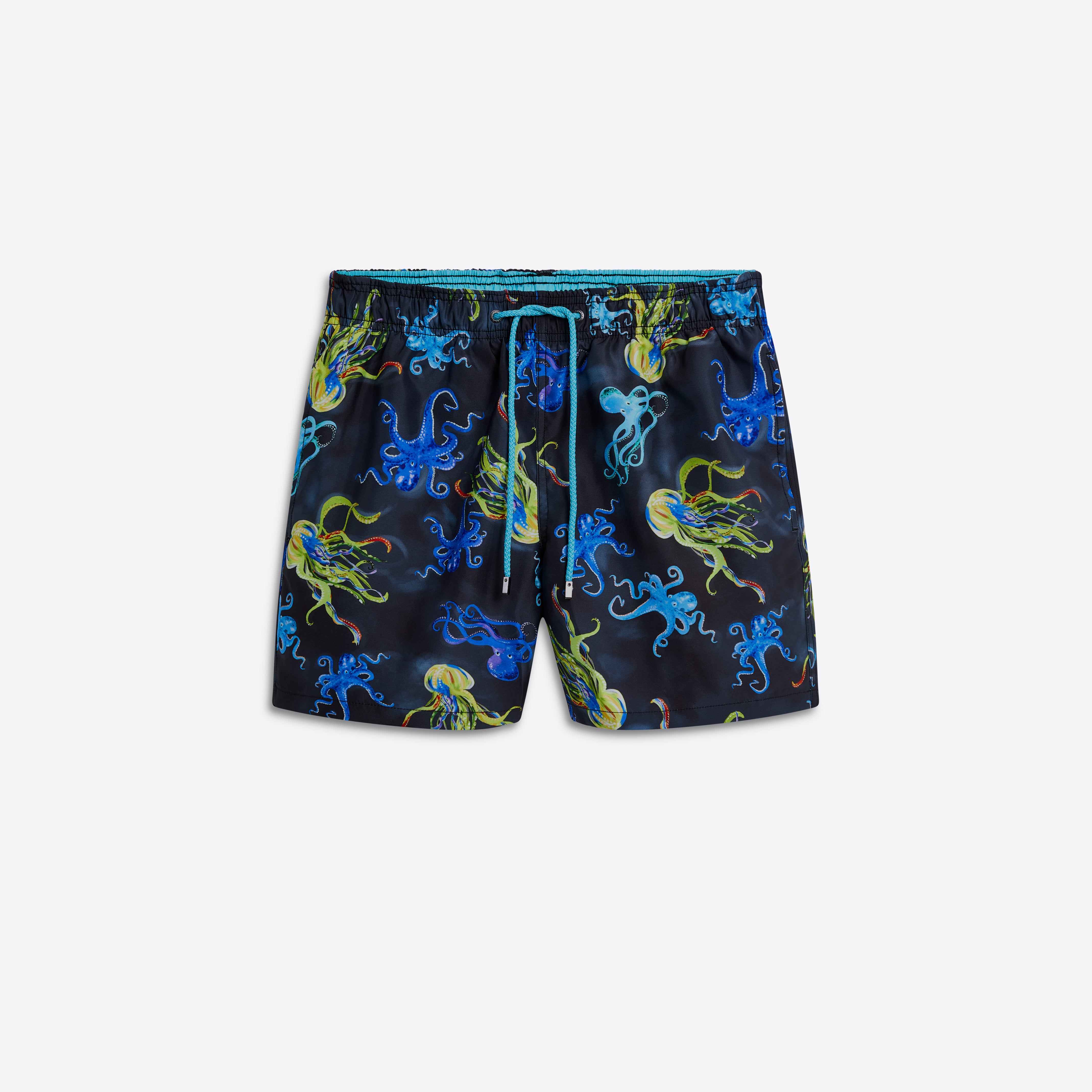 DELANO Octopus Print Swim Trunks – BUGATCHI